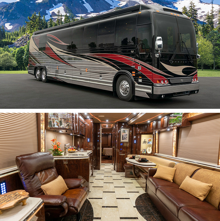 Luxury RV Inventory | Prevost Bus Conversion | Marathon Coach