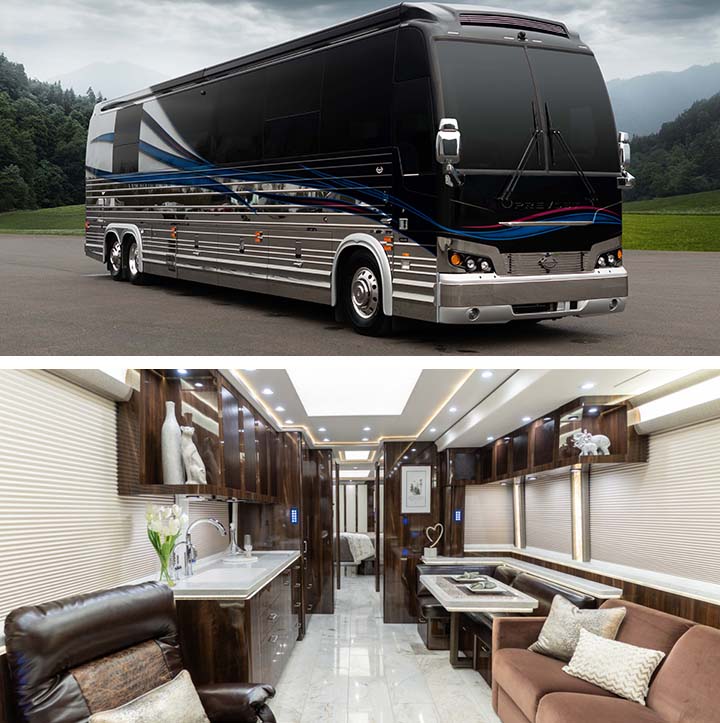 Luxury RV Inventory | Prevost Bus Conversion | Marathon Coach