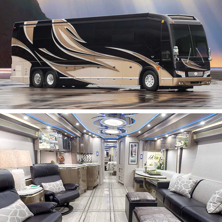 Luxury RV Inventory | Prevost Bus Conversion | Marathon Coach
