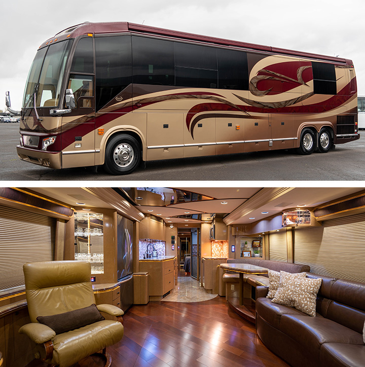 Luxury RV Inventory | Prevost Bus Conversion | Marathon Coach