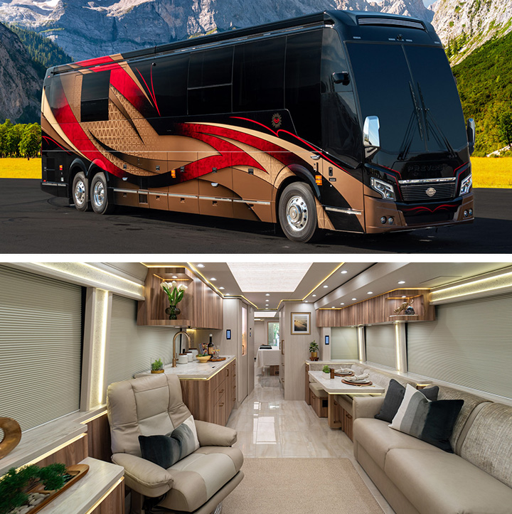 Luxury RV Inventory | Prevost Bus Conversion | Marathon Coach